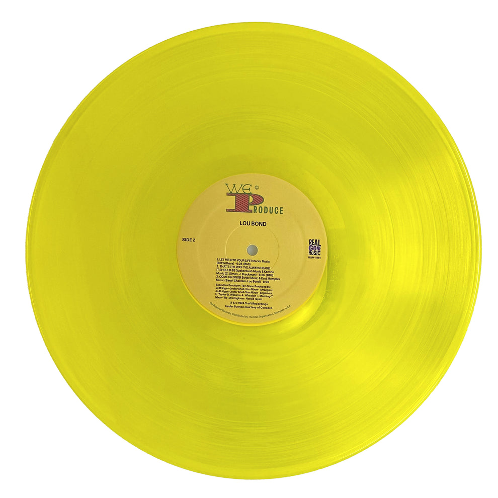 Lou Bond Lou Bond (All-Analog) Vinyl – Real Gone Music